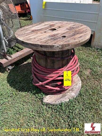 PARTIAL SPOOL OF CABLE - EK Auctioneers LLC