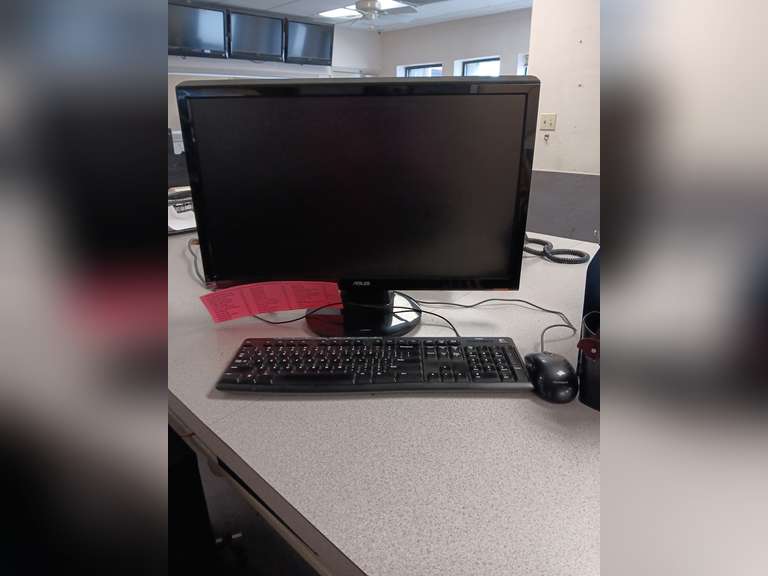 (3) Desktop Computers & 1 HP Laserjet P1102w - ELCO Auctions