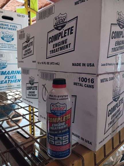 4 cases (48 x 16oz Cans) of Lucas Complete Engine Treatment, 48 times ...