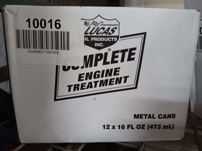 12) 16oz Cans of Lucas Complete Engine Treatment, 12 times the money ...