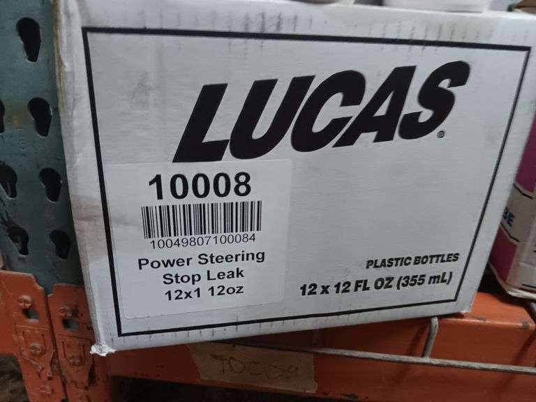12) 12oz Bottles of Lucas Power Steering Stop Leak, 12 times the money ...