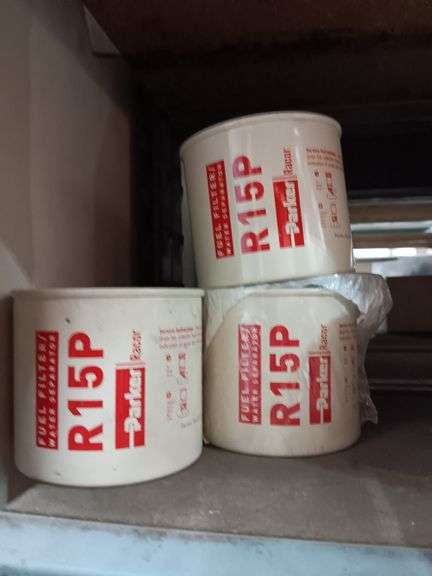 3) Parker Recor R15P, Fuel Filter/ Water Separator - ELCO Auctions