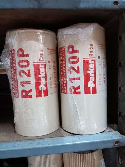9) Parker Ractor R120P Fuel Filter/ Water Separator - ELCO Auctions