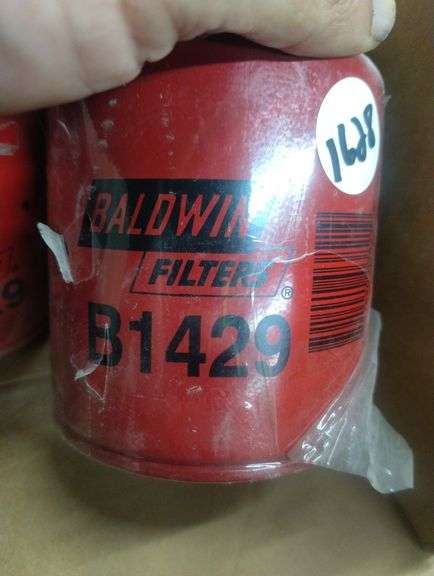 5) Baldwin B1429 Lube Spin-on Filters, 5 times the money - ELCO Auctions