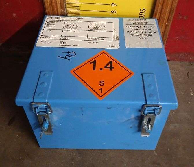 Metal Transport/ Storing Box For Class 1.4 Explosives - ELCO Auctions