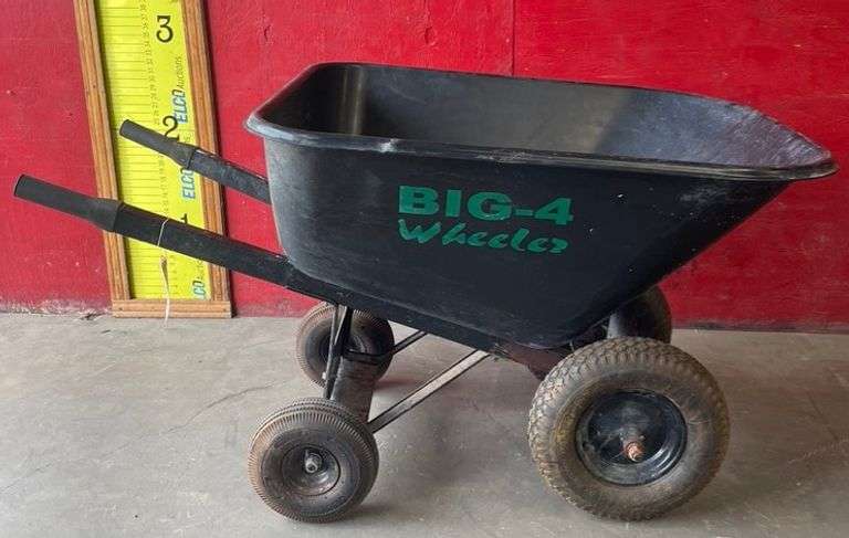 Big 4 Wheeler 10CF Wheelbarrow - ELCO Auctions