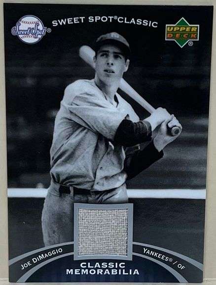 2007 Upper Deck Sweet Spot Classic, Joe DiMaggio #5 New York Yankees ...