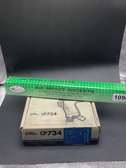 New K 13 Piece 1/2” Air Impact Socket Set No. KTI-33100 & New Chicago ...