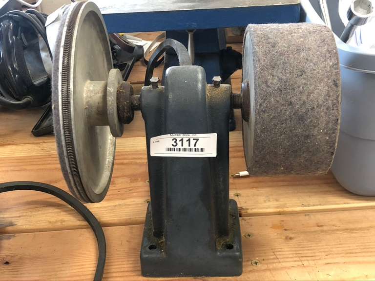 Pedestal Mounting Buffing Wheel with V Belts - Estate Details
