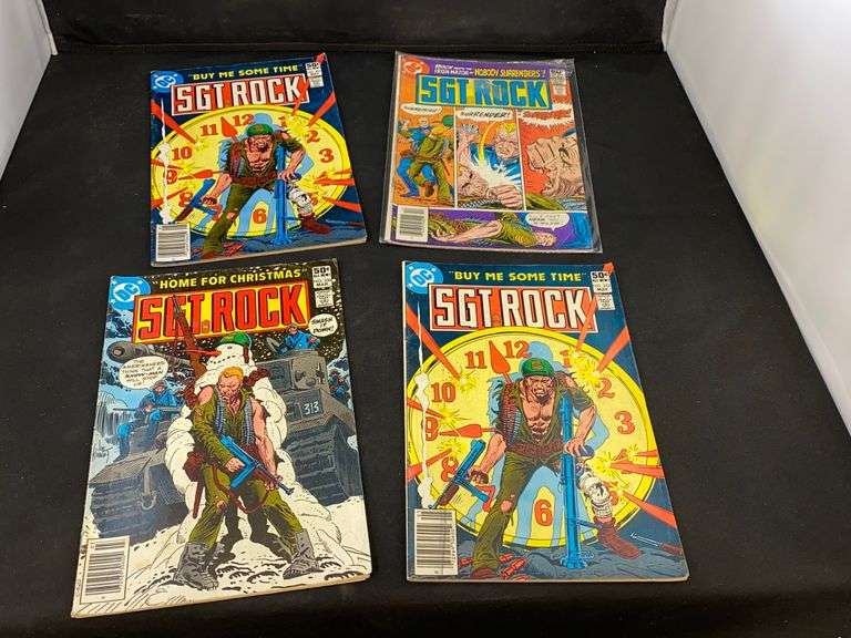 (4) SGT ROCK DC Comics - Estate Details