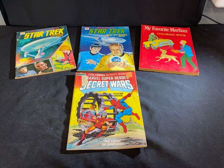 (4) Coloring Books - Estate Details