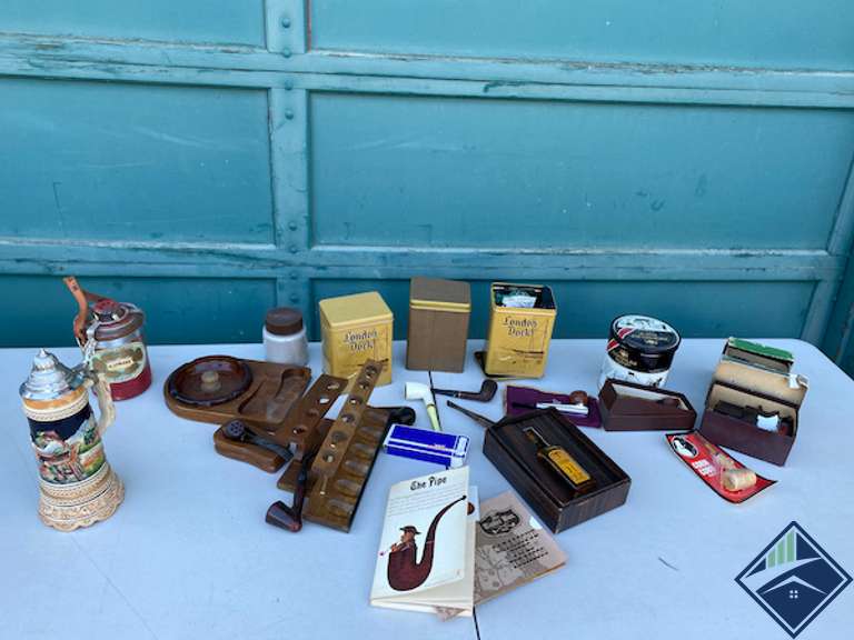 Assortment Pipe Paraphanelia; Music Box Stein - Estate Details