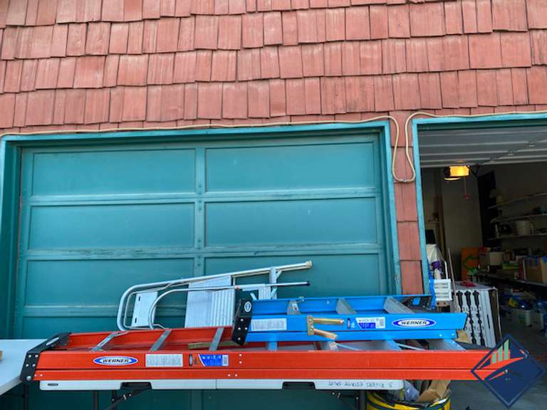 Werner Fiberglass/Aluminum Ladder (8 Foot); Werner 4 foot Aluminum ...