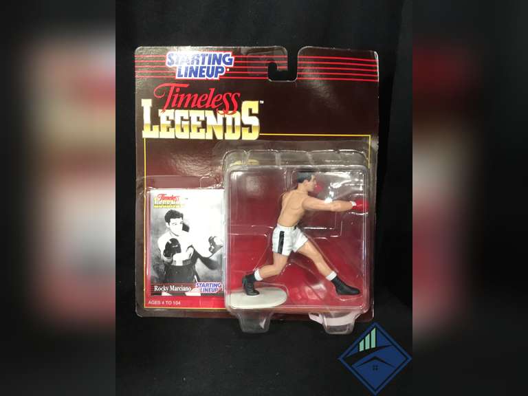 (3)The Great Rocky Marciano Starting Lineup Timeless Legends Figurine ...