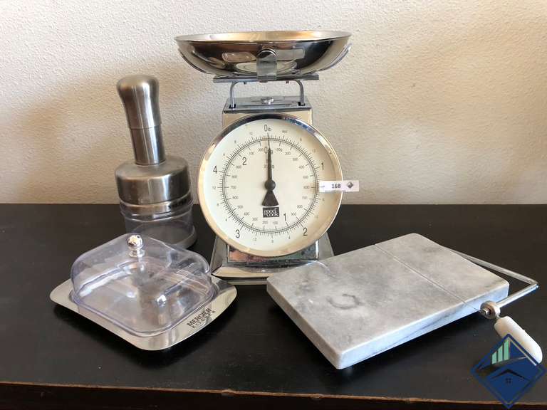 Good Cooks Scale, Norpro Chopper, Cheese Slicer & Server - Estate Details