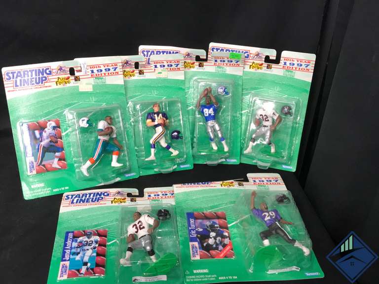 (6) 1997 Kenner Starting Lineup 10th Year Edition NFL - Estate Details