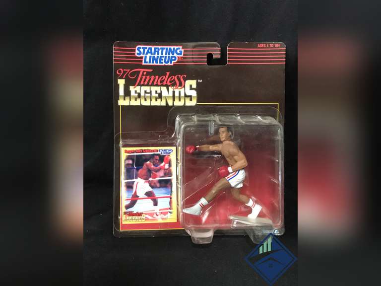 (2) 1997 Starting Lineup Timeless Legends Sugar Ray Leonard Figure ...