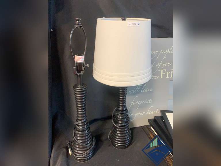 (7) Lamps (One Missing Shade) and Frames - Estate Details