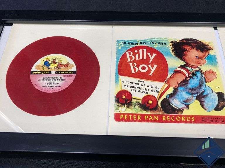 Vintage Framed Book & Faux Records - Estate Details
