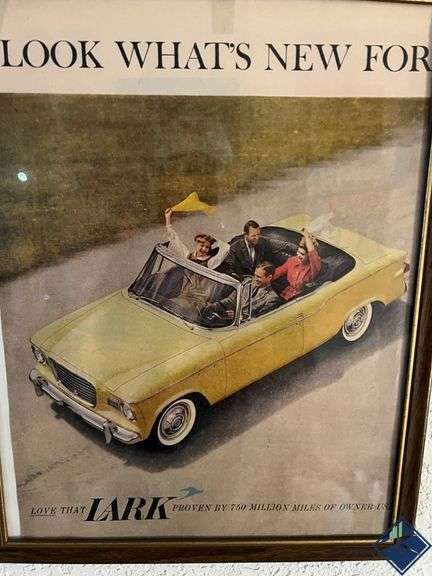 (6) Vintage Car/AC Oil Filter Magazine Advertisement Print Ads Framed ...