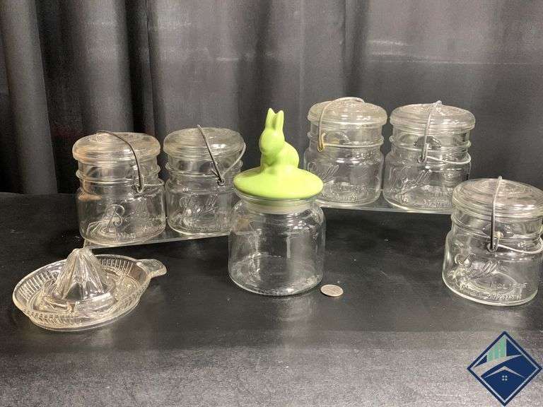 Ball Eclipse Jars With Glass Lids Juice And Rabbit Adourned Jar Estate Details 