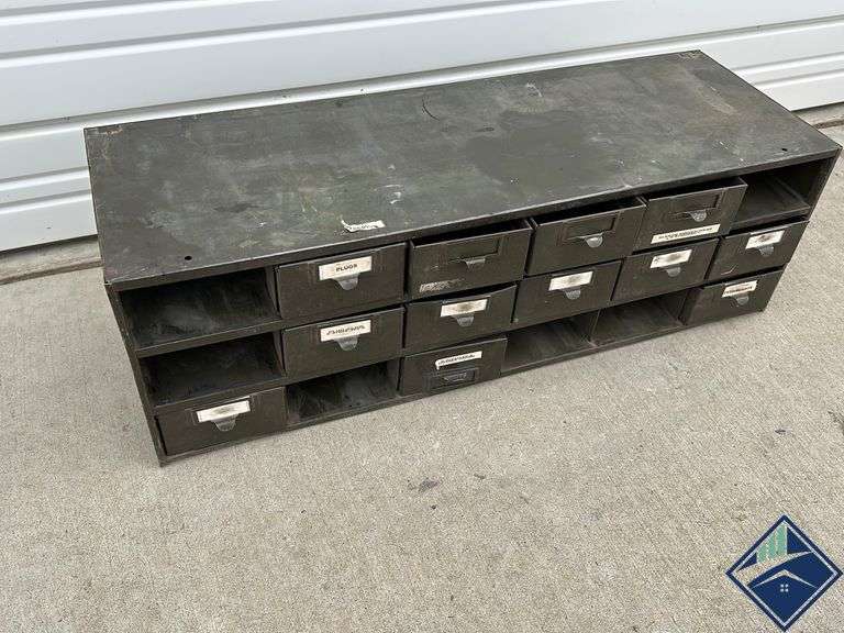 Metal Cubby File Organizer - Estate Details