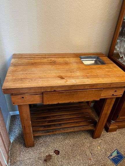 Kimball Butcher Block Table - Estate Details