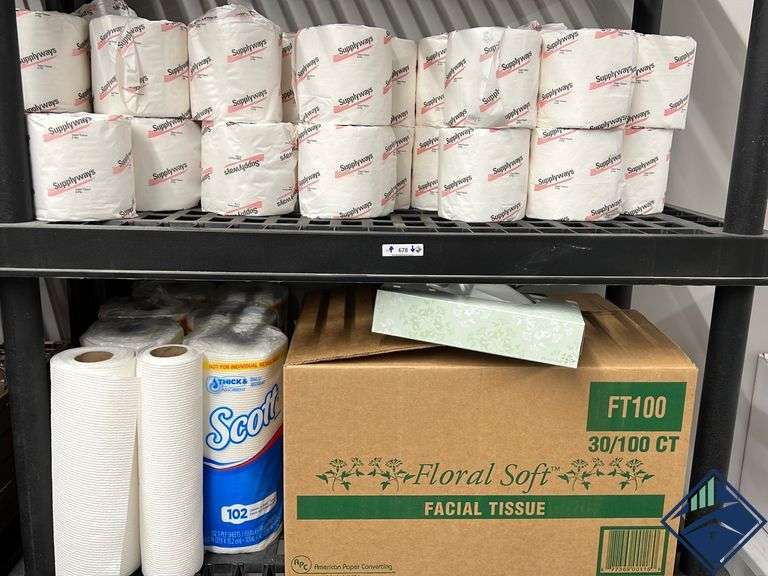 Floral Soft Facial Tissue, Scott Paper Towels & Supply Ways 2 Ply ...