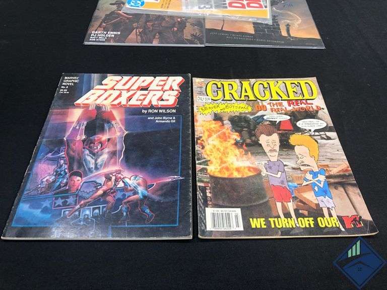 Cracked, Questions, The Lion & The Eagle & Super Boxers Comic Magazines ...