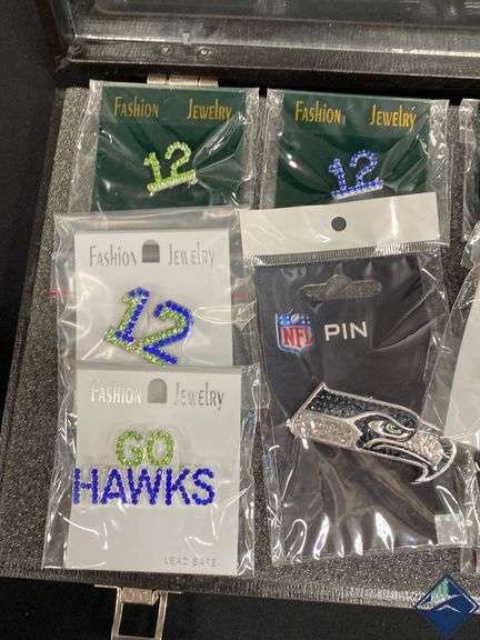 Seattle Seahawks: Bling in Medium Display Case with Broken Glass ...