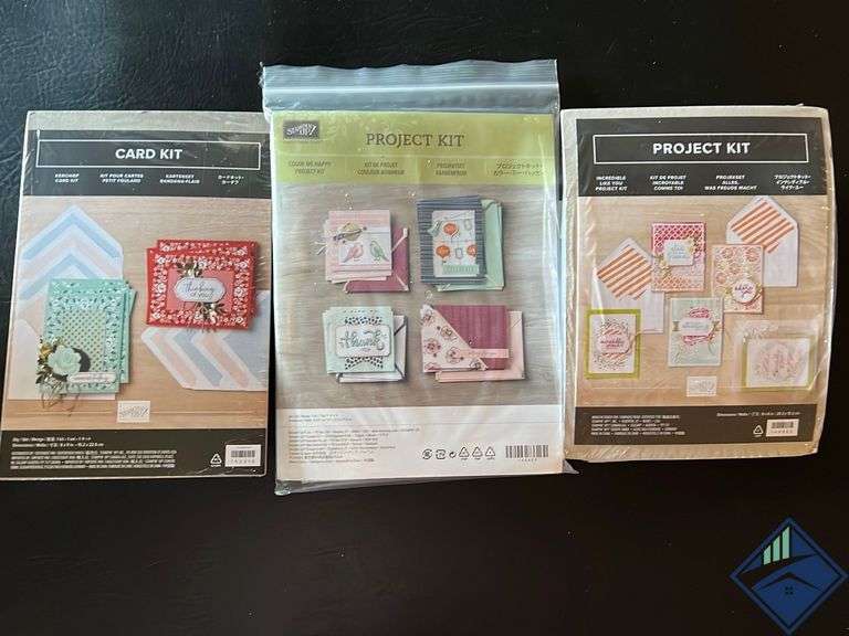 (3) Stampin Up! Card Kits *NEW - Estate Details