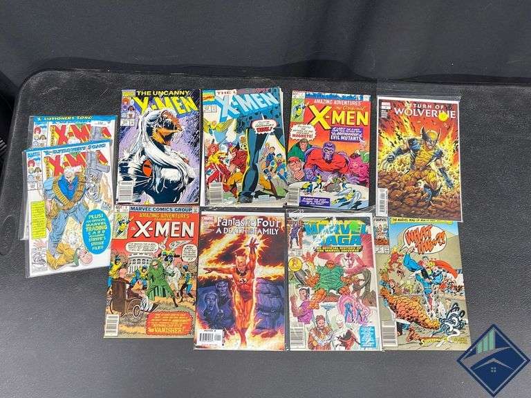 Assortment of X-Men, Fantastic Four & Wolverine Comics - Estate Details