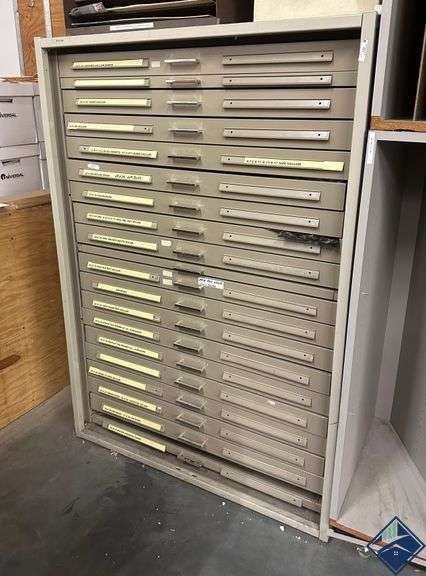 Twenty Drawer Draftsman Cabinet - Estate Details