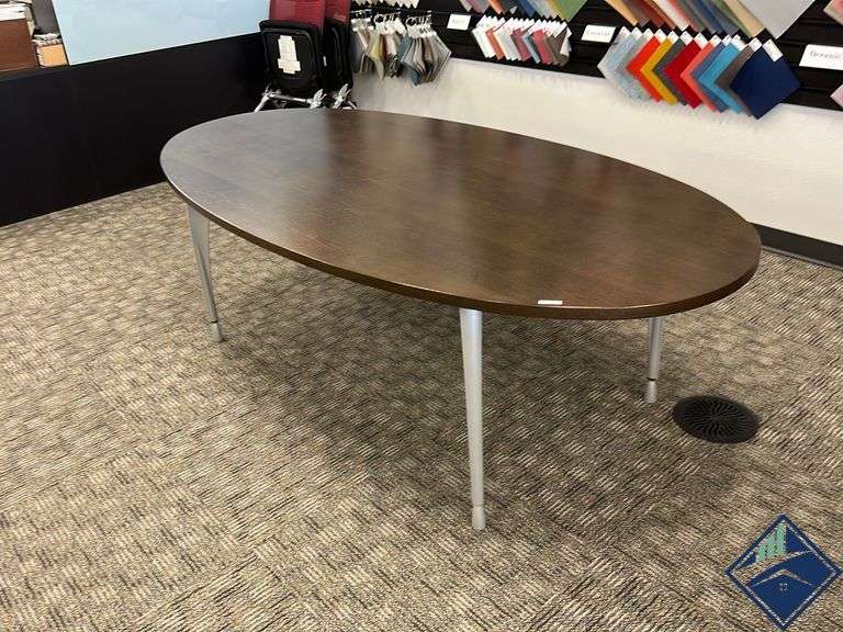 Wood Oval Conference Table - Estate Details