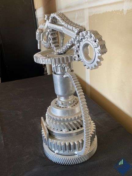 Metal Motorcycle Trophy - Estate Details
