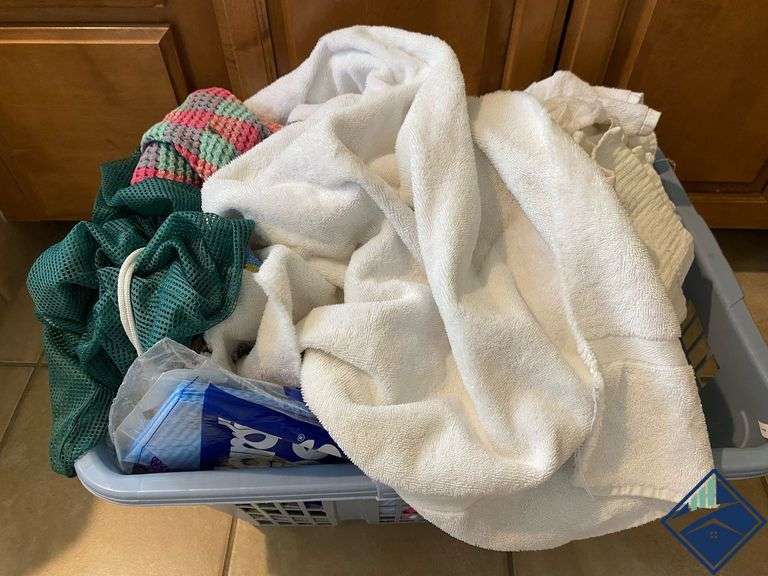 Laundry Basket, Towels, Rags, etc - Estate Details