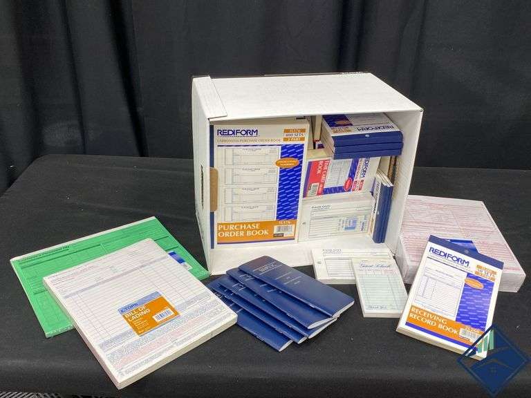 Filing Assortment; Record Book, Insurance Claim, Purchase Order Forms ...