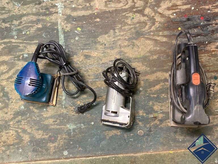 Makita Finishing Sander, Black & Decker Sander & Sunbeam Electric Hand ...