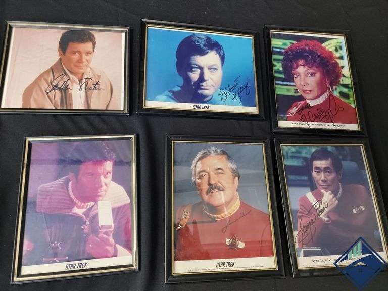 Star Trek Signed Photos In Frames - Estate Details