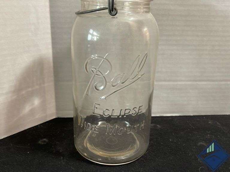 Ball Wide Mouth Eclipse Jar with Glass Lid - Estate Details
