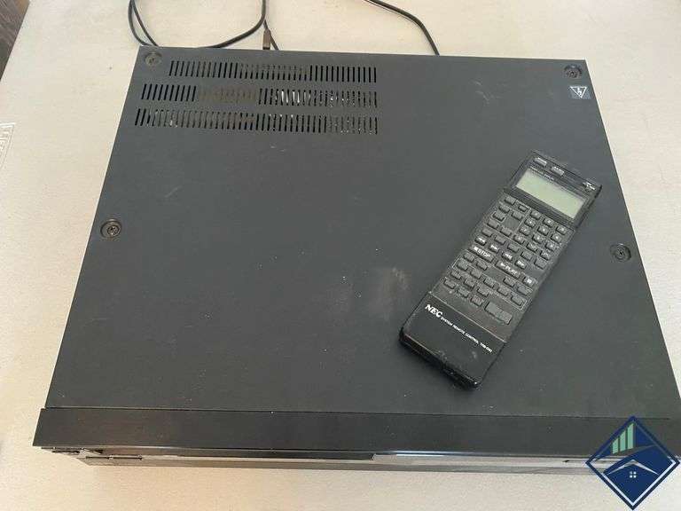 NEC VHS System with Remote - Estate Details