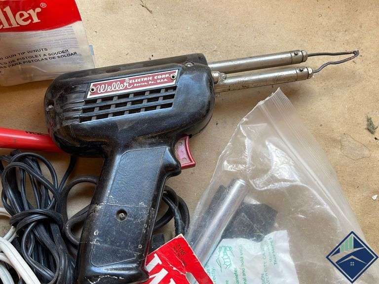 Weller Soldering Gun, Engraver's Exacto Knives, Glue Gun, etc. - Estate ...