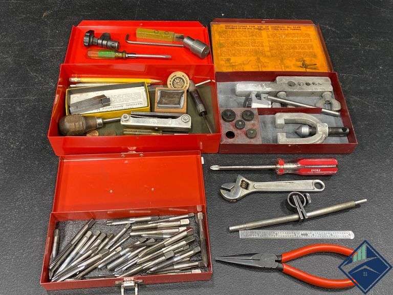 Pronto Threading Tap Set, Double Flaring Tool Kit Set, and ...