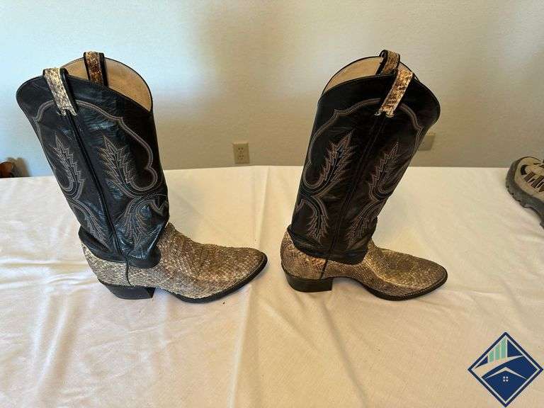 Snake Skin Cowboy Boots - Estate Details