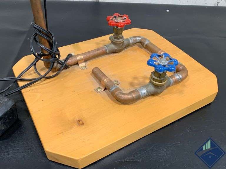 Homemade Copper Piping Lamp - Estate Details