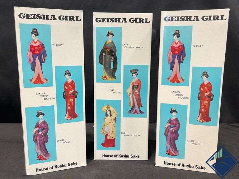 House of Koshu Japanese Geisha Girl Wisteria, Cherry Blossom & Violet ...