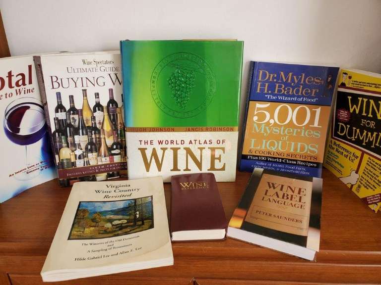 Collection of Wine Books - Estate Sales RVA
