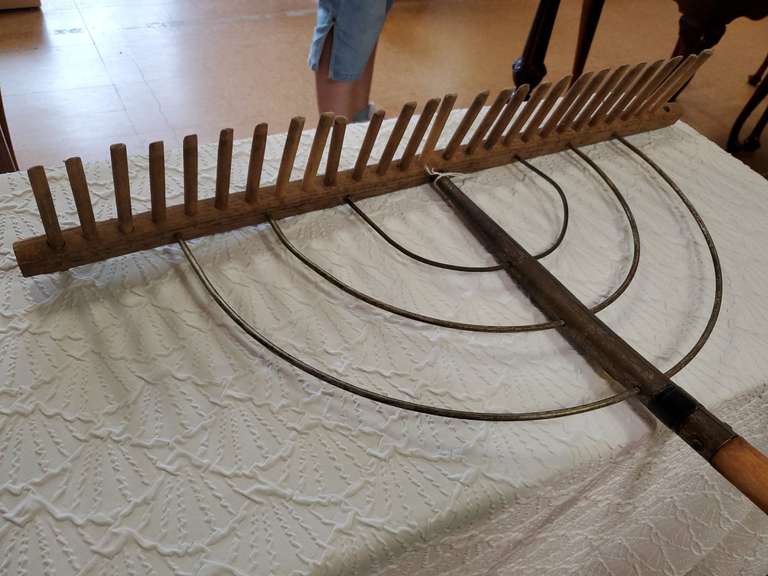 Vintage Wooden Rake - Estate Sales RVA