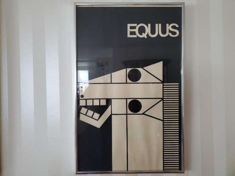 Original Framed Broadway Poster - "Equus" - Estate Sales RVA