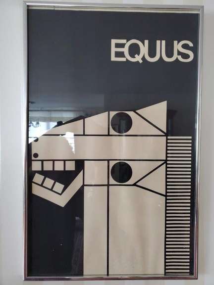 Original Framed Broadway Poster - "Equus" - Estate Sales RVA
